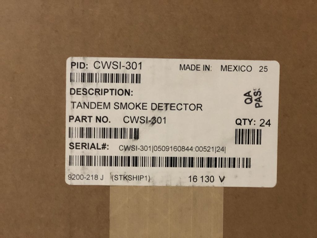 CWSI 301 Smoke Detectors | Save More on Fire Alarm Parts