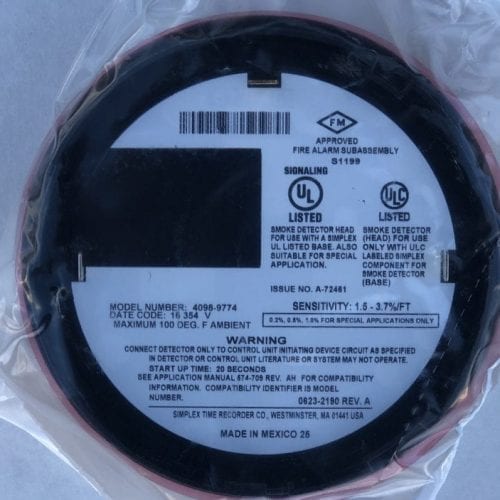 Simplex 4098-9601 Smoke Detector