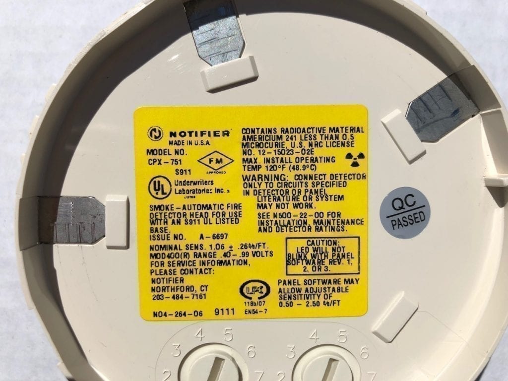 Notifier CPX-751 Ion Smoke Detector | Save More on Fire Alarm Parts