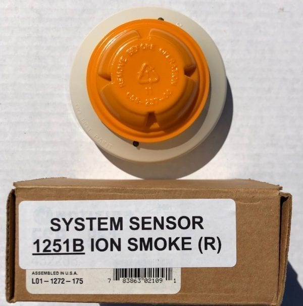 System Sensor 1251B Ionization Smoke Detector | Save More on Fire Alarm ...