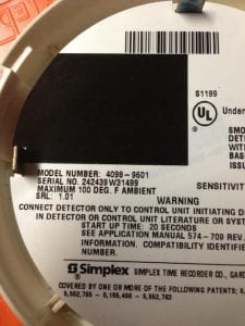 Simplex 4098-9601 Smoke Detector | Save More on Fire Alarm Parts