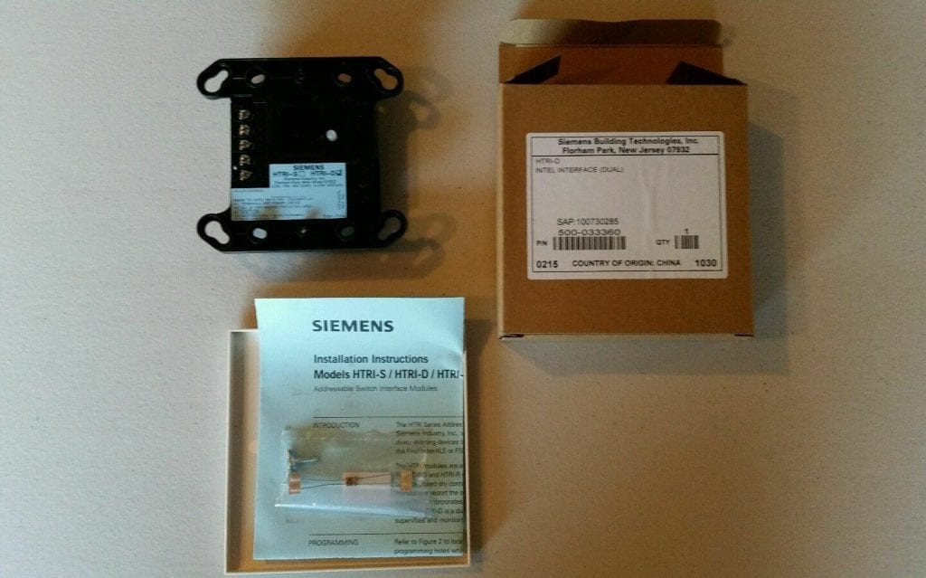 Siemens Dual Monitoring Module HTRI-D | Save More on Fire Alarm Parts