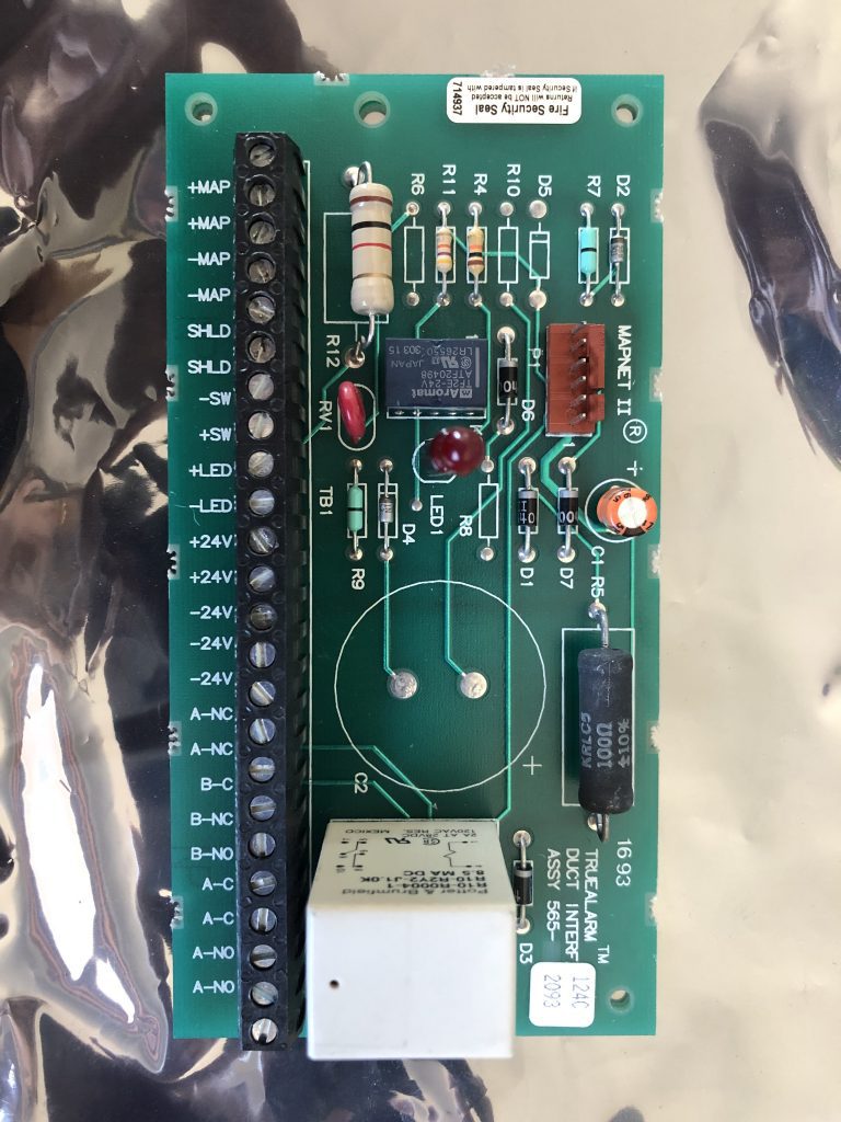 Simplex (Refurbished) 565-124 4-Wire Duct Housing Replacement Board ...