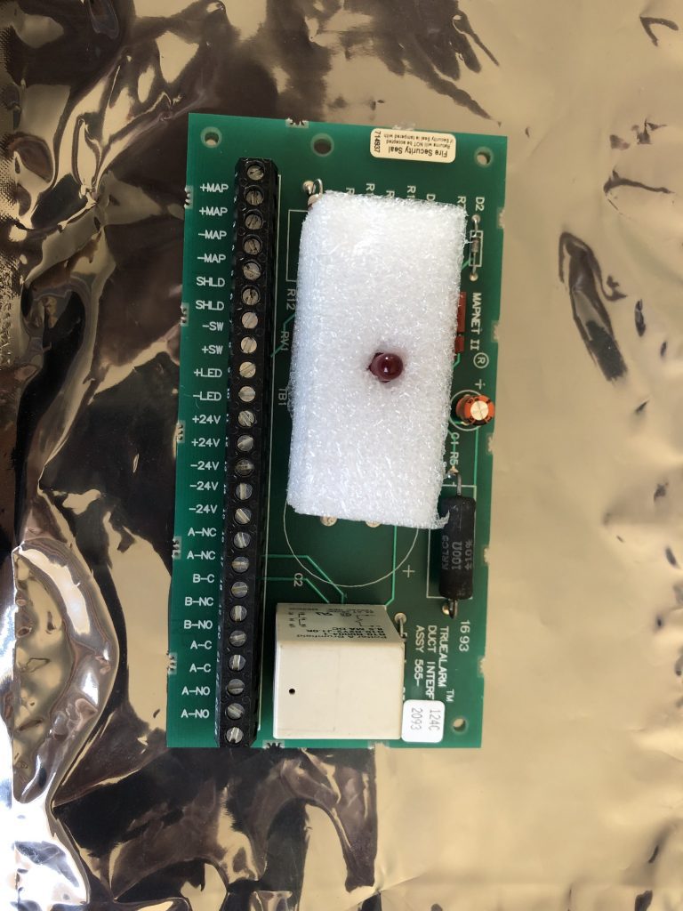 Simplex (Refurbished) 565-124 4-Wire Duct Housing Replacement Board ...