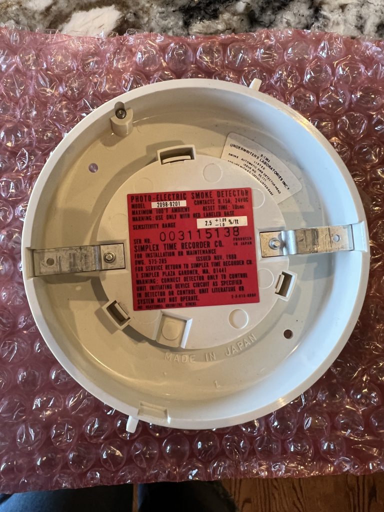 Simplex 2098-9201 Photoelectric Smoke Detector | Save More on Fire Alarm Parts