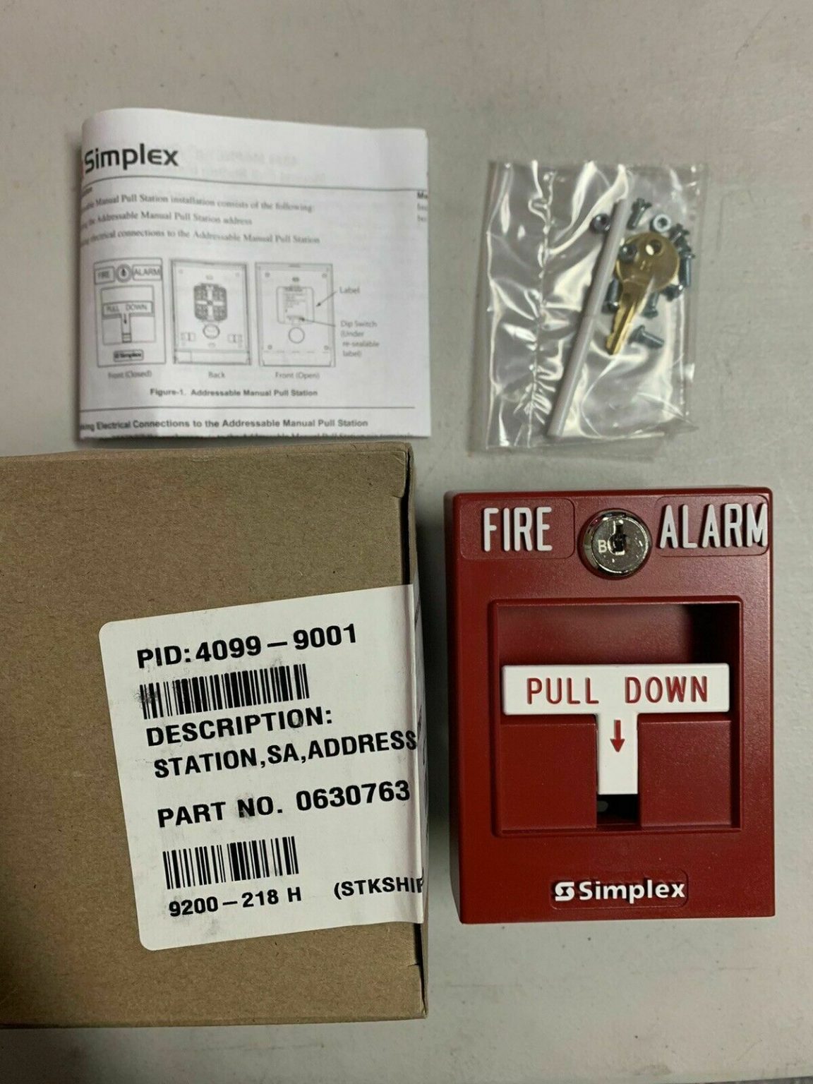 Simplex 4099-9001 Addressable Pull Station | Save More on Fire Alarm Parts